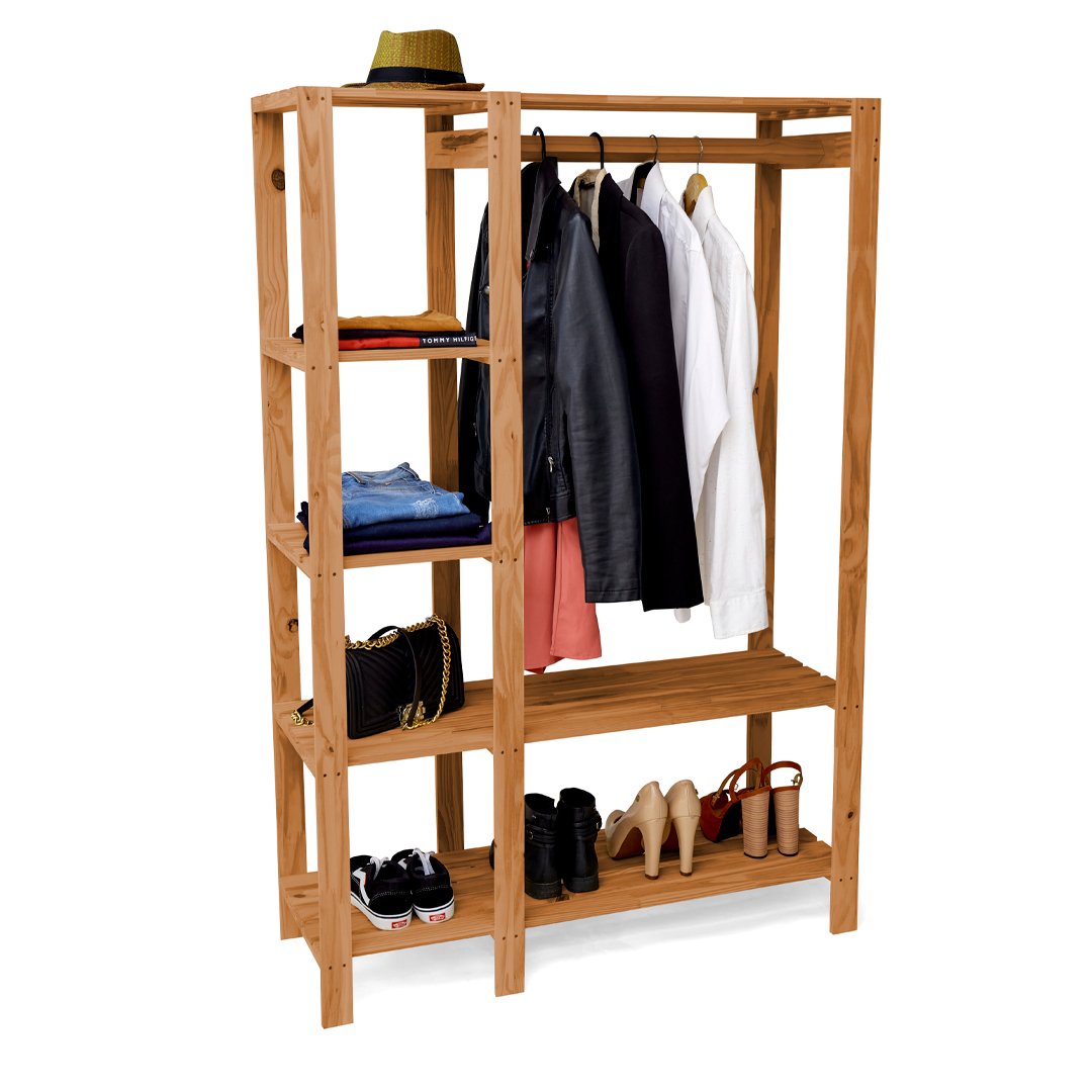Arara Closet para Roupas Veneza Mel